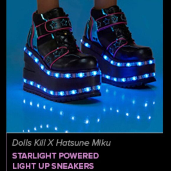 Dolls Kill x Hatsune Miku | Shoes | Rare Killer Shoedolls Kill X ...